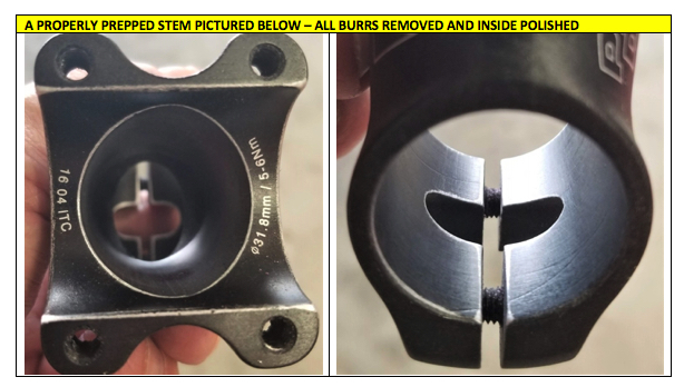 Bicycle Carbon Steerer Tubes and Safety